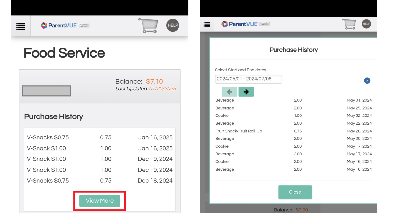 Lunch Account Payments - Sherwood School District
